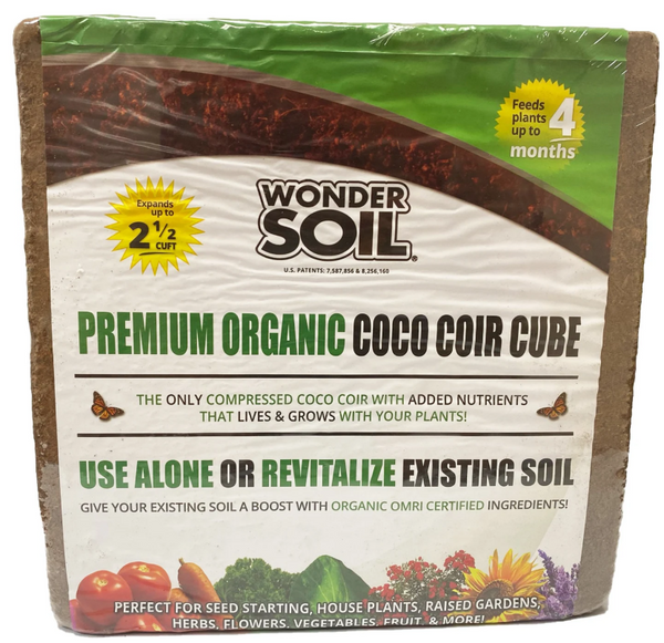 Premium Coconut Coir - Large Expandable Cube - Aquatic Equipment ...